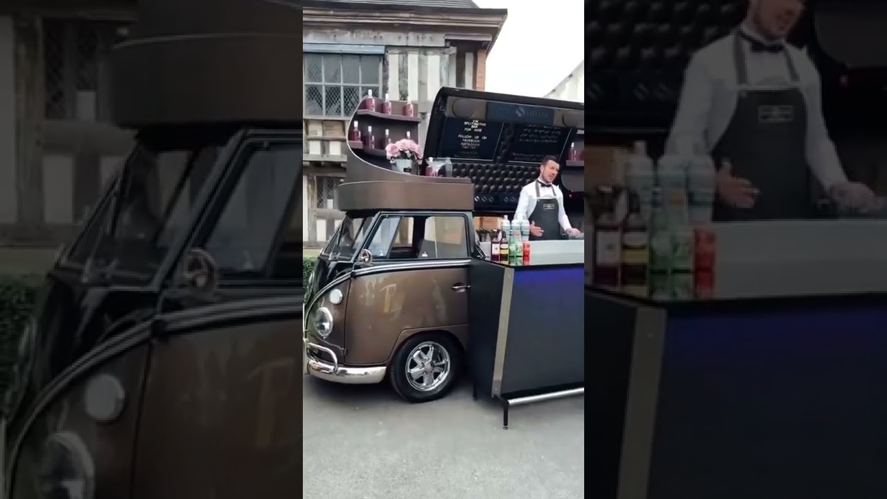 How cool is this? VW van converts into a mobile bar!! INSANE! | designtherapyy