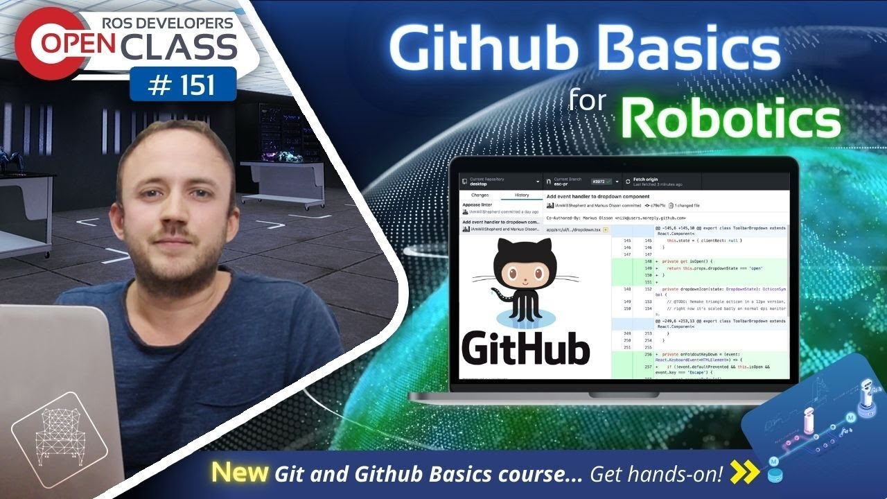 Git Basics for Robotics | ROS2 Developers Open Class #151