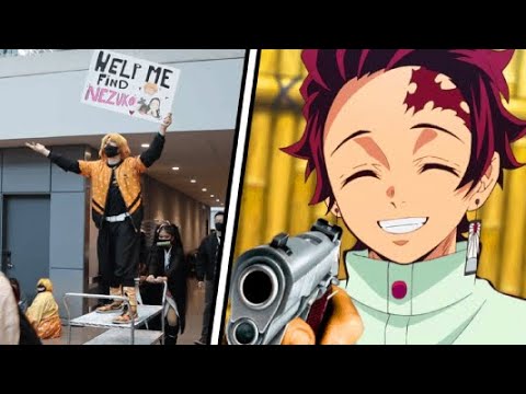 SIMP BREATHING 4TH FORM! (Waifu Hunting at Anime NYC 2021)