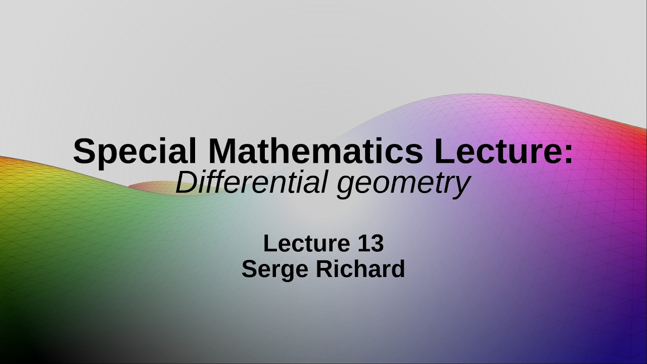 Differential geometry 13