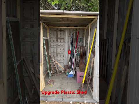 Upgrading Resin or Plastic Shed