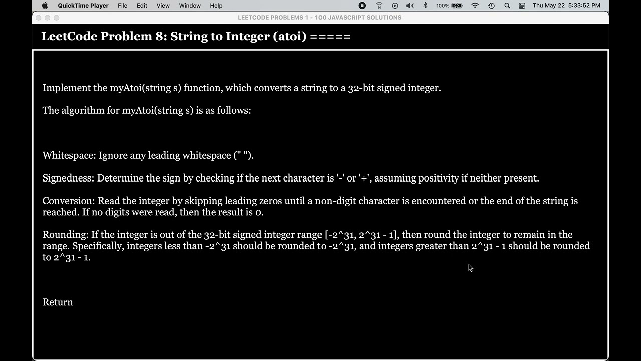 JAVASCRIPT LEETCODE SOLUTIONS 1-100