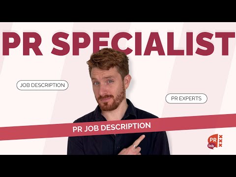 What is a Public Relations Specialist | What does a PR Consultant Do | PR Job Description