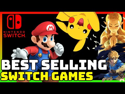 Top Ten Best Selling Nintendo Switch Games - March 2023