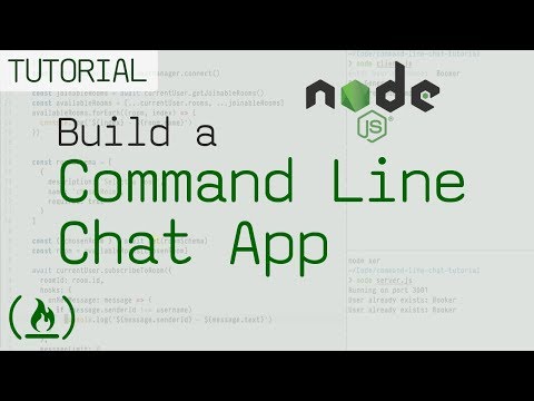 Learn Node js and Chatkit JavaScript tutorial Build a command line chat app - Mind Luster