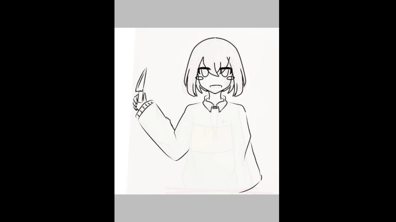 Undertale Speed art - Chara The Fallen Human =)