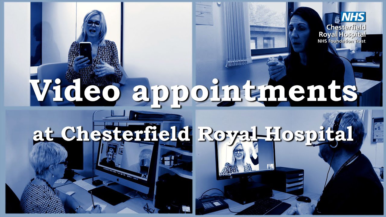 Virtual appointments at Chesterfield Royal Hospital
