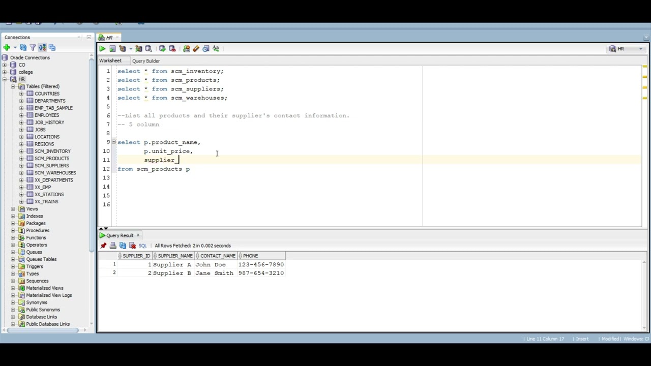 simple sql join query #overflowstackdeveloper #oracledba #oracle #sqldeveloper #sqlquery #plsql #js