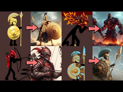 Stick War characters in real life!(I made the images with artificial intelligence of Microsoft bing)
