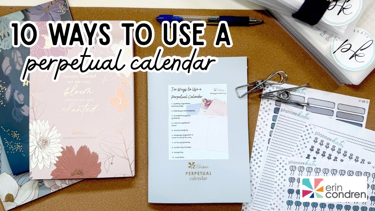 Maximize Your Time! | Ten Ways to use a Perpetual Calendar (with a free graphic!)
