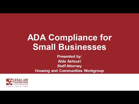 ADA Compliance for Small Businesses