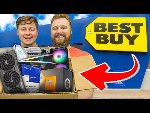 Building a Gaming PC at Best Buy Challenge!