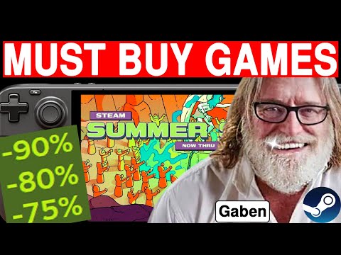 TOP 30 BEST Steam Deck Games TO BUY! STEAM SUMMER SALE 2025!