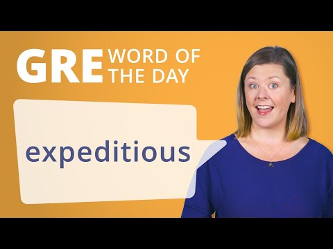 GRE Vocab Word of the Day: Expeditious | Manhattan Prep