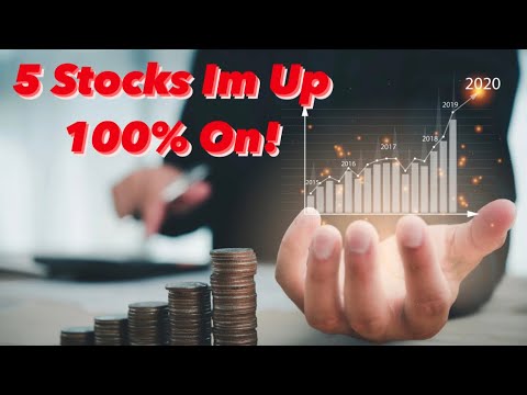 5 Stocks Im Up 100%+ On! How You Can Be To! (Webull Account Update)