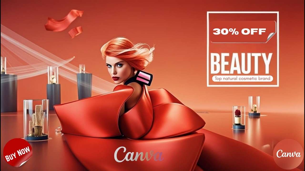 Product Poster Design on Canva, Design Tutorial on Canva,