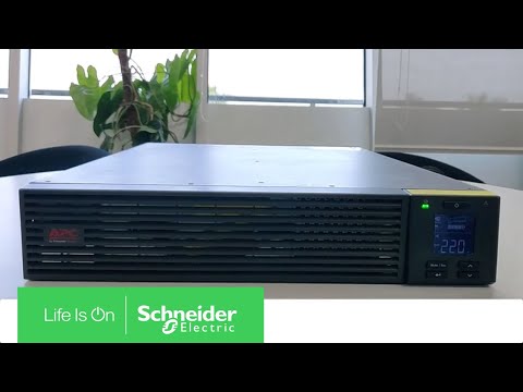 How to Initiate Battery Self Test in UPS SRV2KL/3KL-IN Through Display | Schneider Electric Support