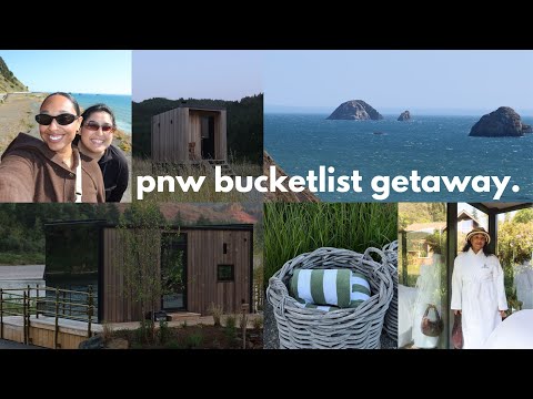 pnw bucketlist getaway | we stayed in a glass cabin at tu tu' tun lodge 🌲