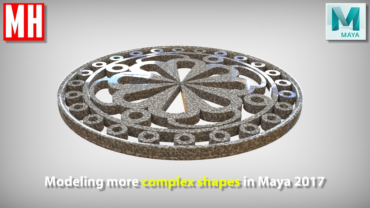 Maya 2017 tutorial : Having some Polygon fun !