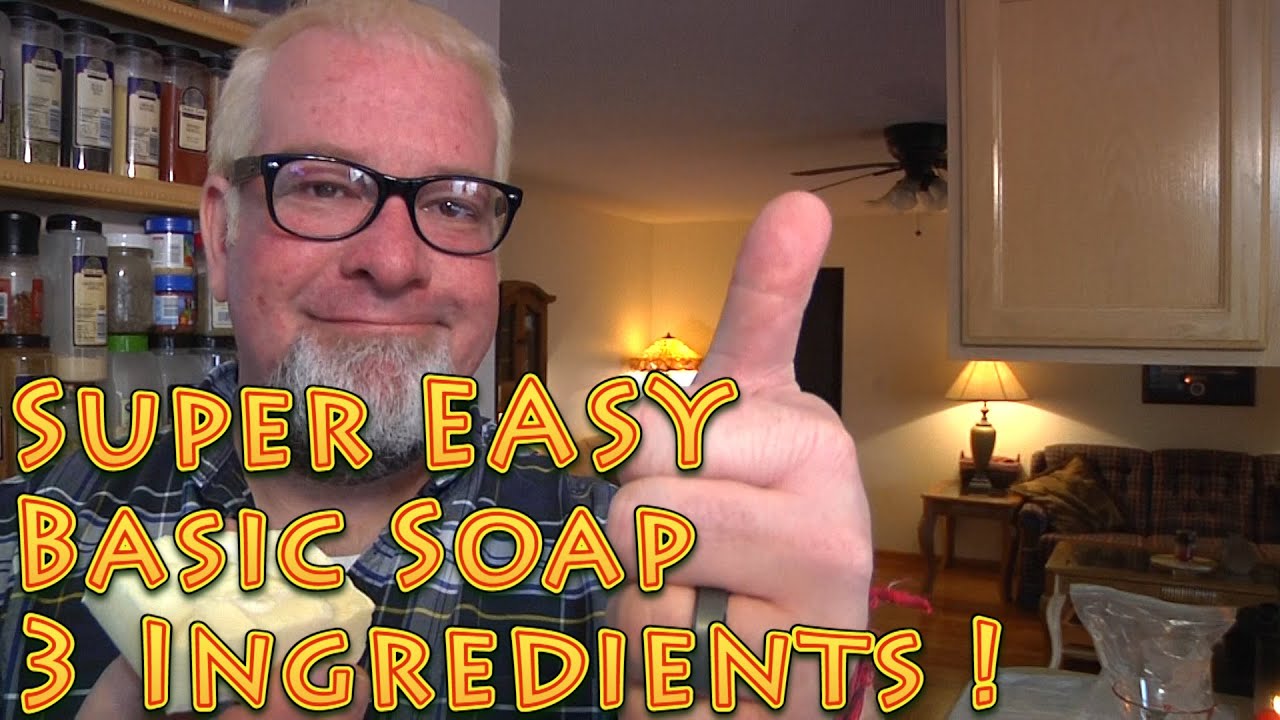 Super Easy Basic Soap Only 3 Ingredients Must know Homestead Skills