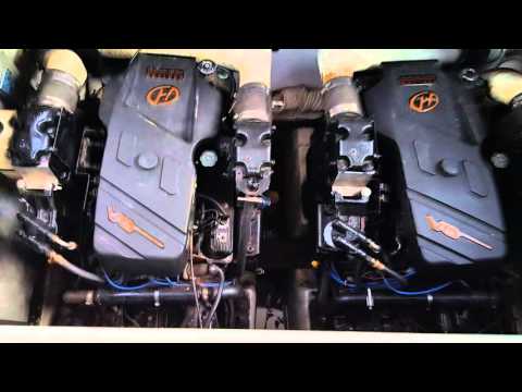 2002 Mustang 3200 cruiser engines testing for AUCTION at Reposell.com Fort Myers Auction Company