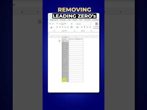 Removing leading zeros in excel | Top 2 methods | (step by step guide)