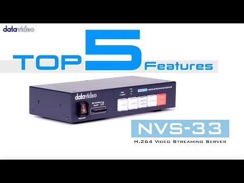 【Official】Top 5 Features of NVS-33 Video Streaming Encoder and MP4 Recorder|Datavideo