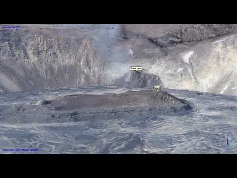 3D model of Halema'uma'u crater