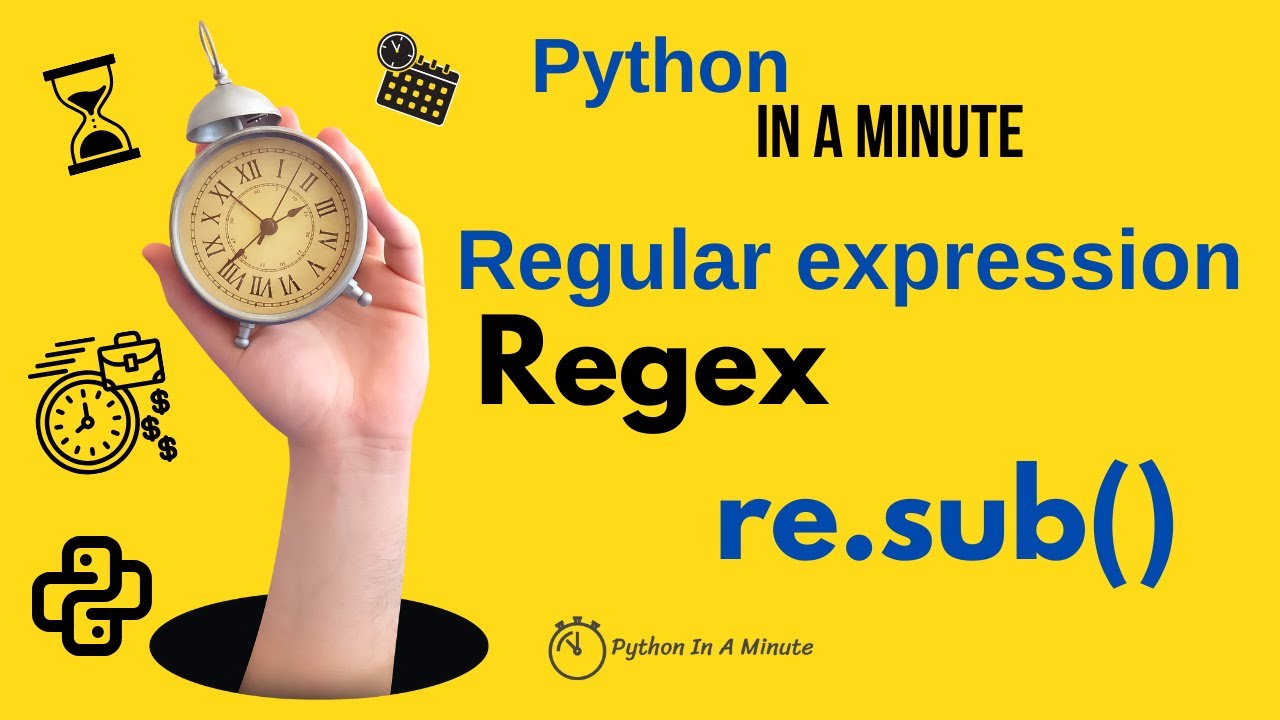 Replace Text Like a Pro with Regex in Python - A Quick re.sub() Tutorial!