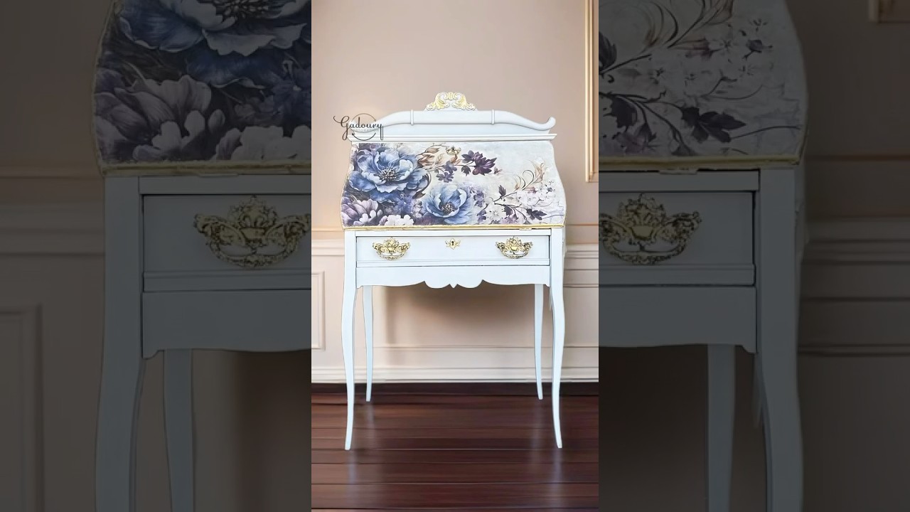 Decoupage Tips And Tricks: How To Apply To Furniture! #decoupage #decoupageideas #diyprojects