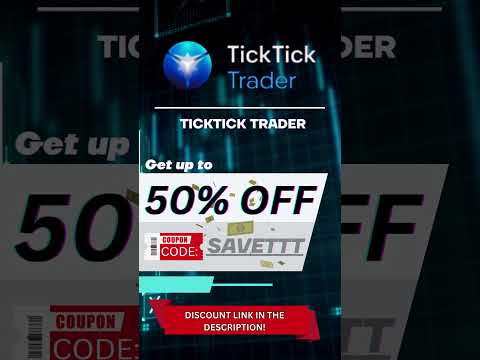 TICKTICK TRADER 50% OFF | CODE: SAVETTT #tickticktrader #futurestrading #shorts
