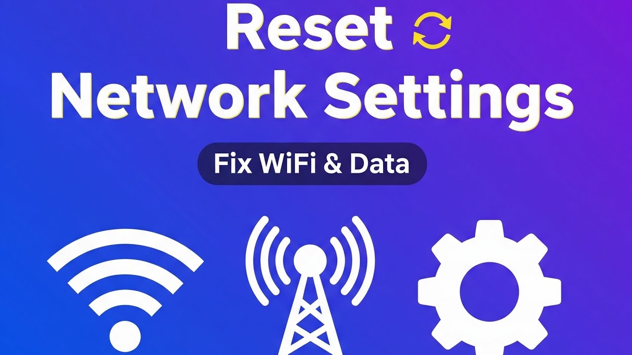 How to Reset Network Settings on Android (Step by Step) | Wifi not working | Bluetooth not working 