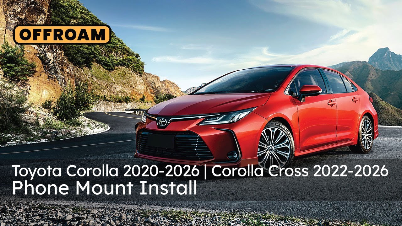 Toyota Corolla 2020-2026 | Corolla Cross 2022-2026 Phone Mount Install - made by OFFROAM