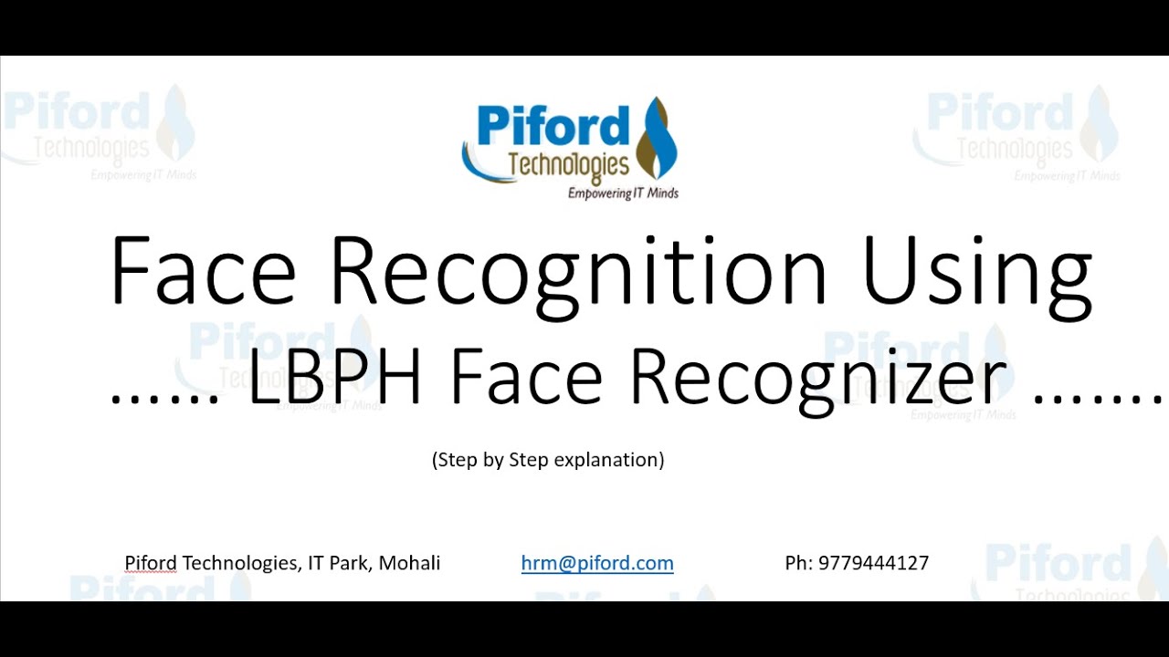 L-15 Face Recognition Using LBPH Face Recognizer