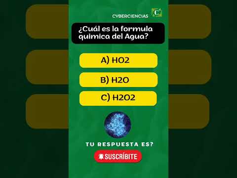 recuerdas la formula química? 🤔 #short #video #suscribete