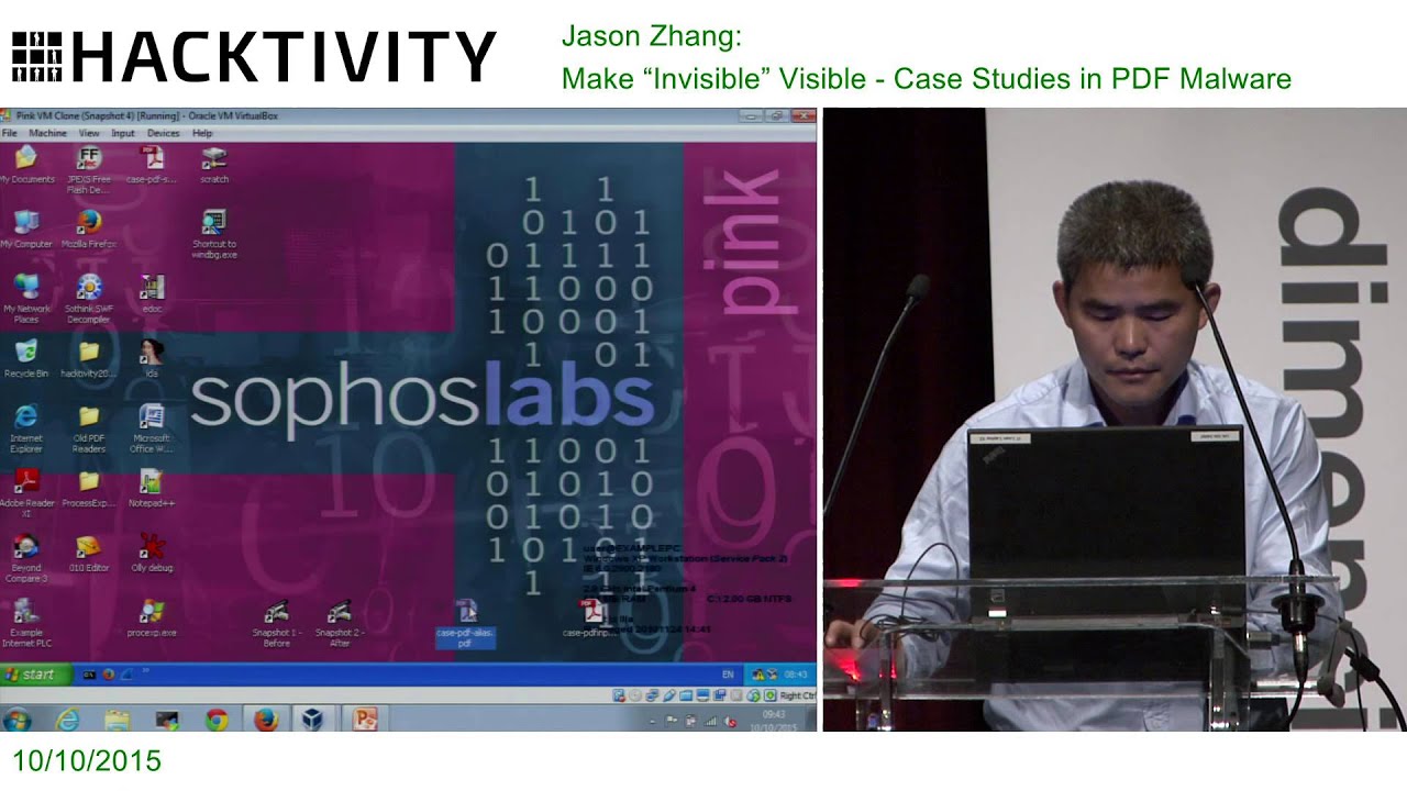 Jason Zhang – Make “Invisible” Visible: Case Studies in PDF Malware