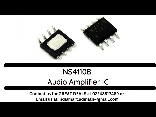 AMPLIFIER IC - IL34119N Low Power Audio Amplifier IC Importer from Mumbai