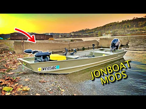 Jon Boat set up and Modifications! (Tracker Topper 14 With Mercury 9.9 hp)
