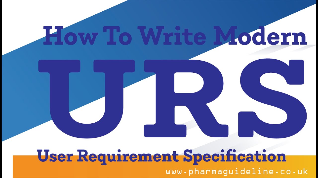 user requirement specification (URS) of Equipments