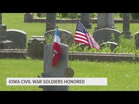 Iowa Civil War soldiers honored for Memorial Day