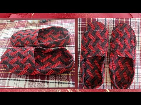 Fabric Indoor Shoes/DIY