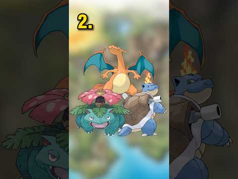 Ranking All 10 Fully Evolved Starter Trios from Worst to Best