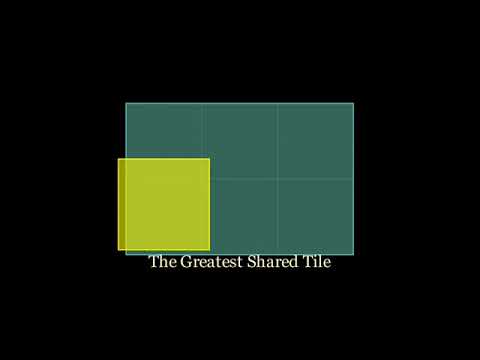 GCD Visualized: The Largest Square Tile!