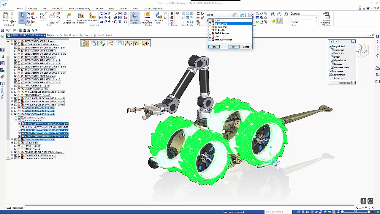 Solid Edge Assembly Tools