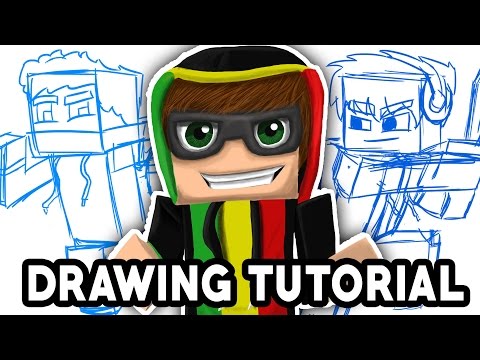 How to draw minecraft characters [Tutorial] [Photoshop CC]