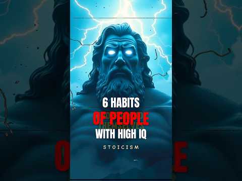 6 Habits of People with High IQ 🧠 #stoicism #ancientwisdom #stoic #shorts