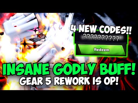 [4 CODES] New Godly Luffy Gear 5 Buff is INSANELY OP! | Anime Last Stand
