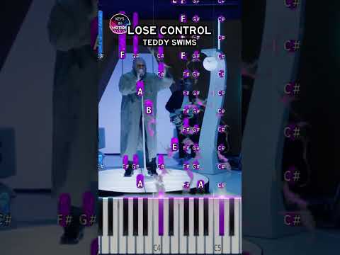 Lose Control – Teddy Swims | Piano Short 🎹