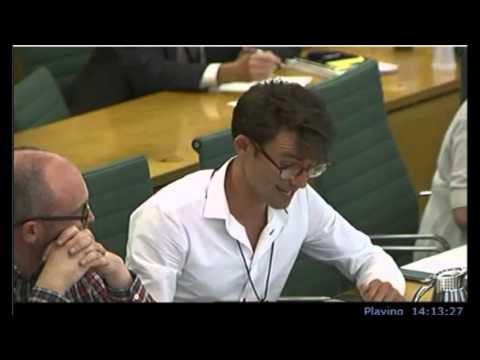 David Babbs speaking at the commission on Digital Democracy