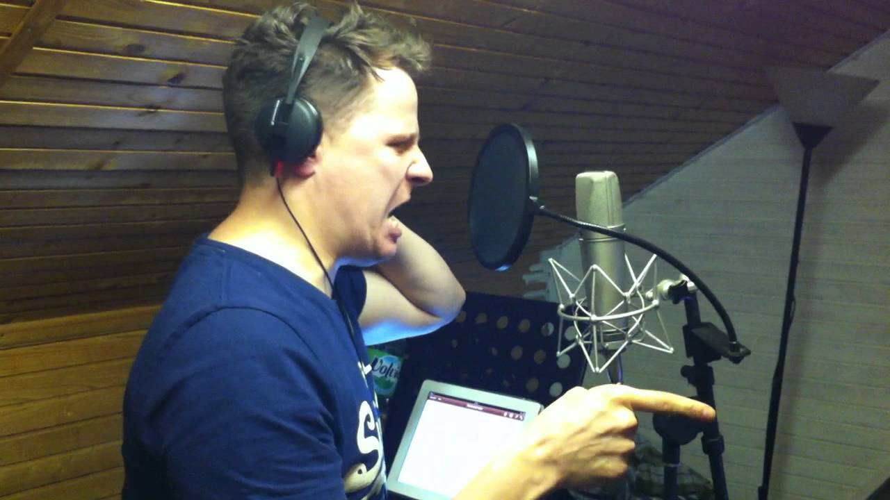 Chris Thatcher in the studio